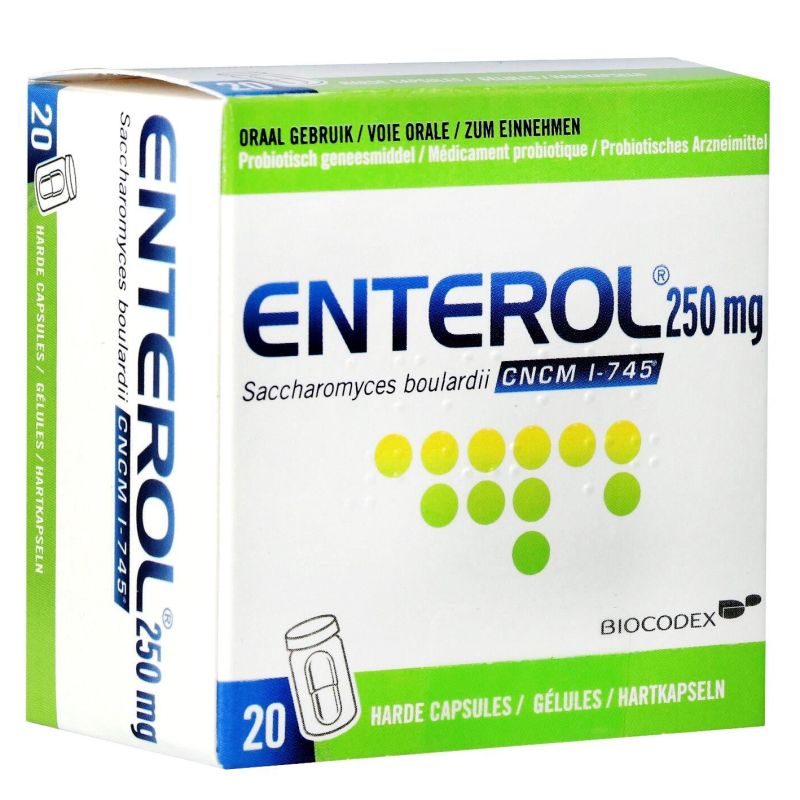 Enterol 250mg Caps Harde Dur 20 X 250mg