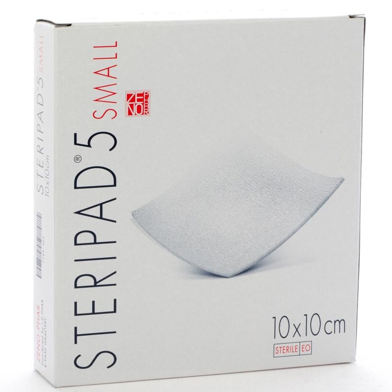 MB Steripad 5 Small 10 x 10 cm 12 Compresses Stériles