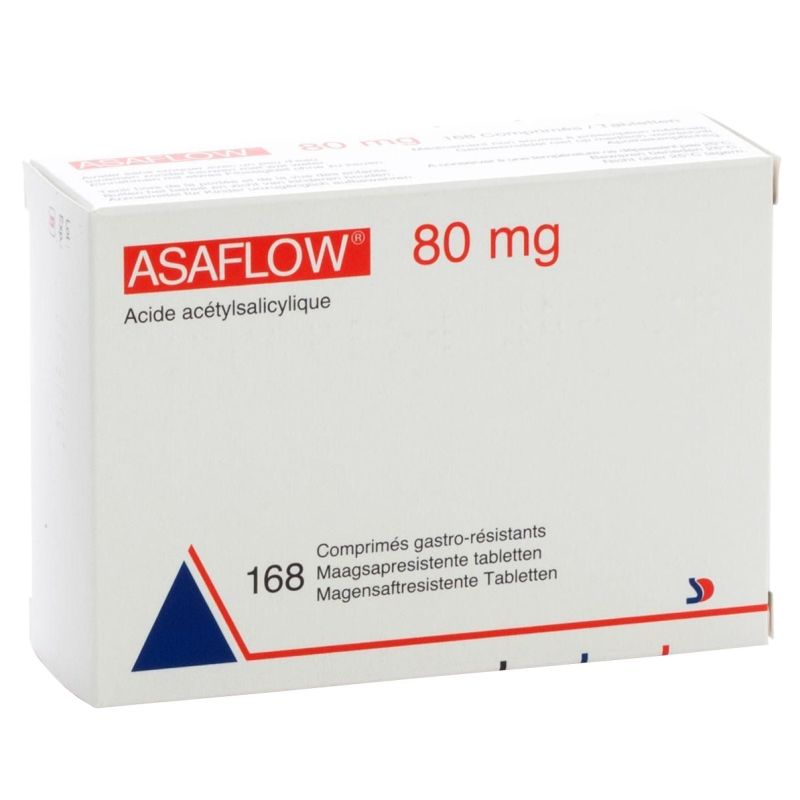 Takeda Asaflow 80 mg Comprimés Gastro-Résistants168 x 80 mg