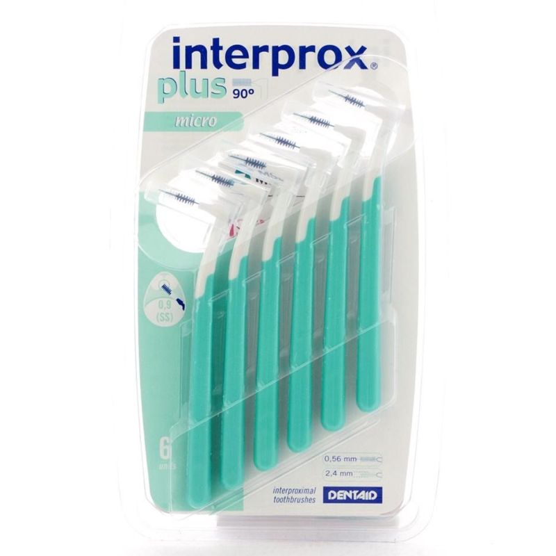 Dentaid Interprox Plus Micro Verte Brosse Interdentaire 6 pièces