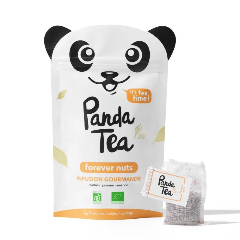 Panda Tea Forever Nuts – Infusion Pomme Amande Bio