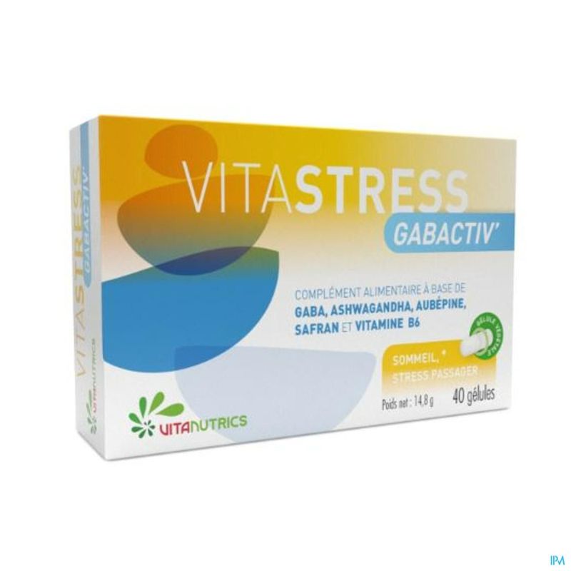 Vitanutrics Vitastress Gabactiv 40 Gélules