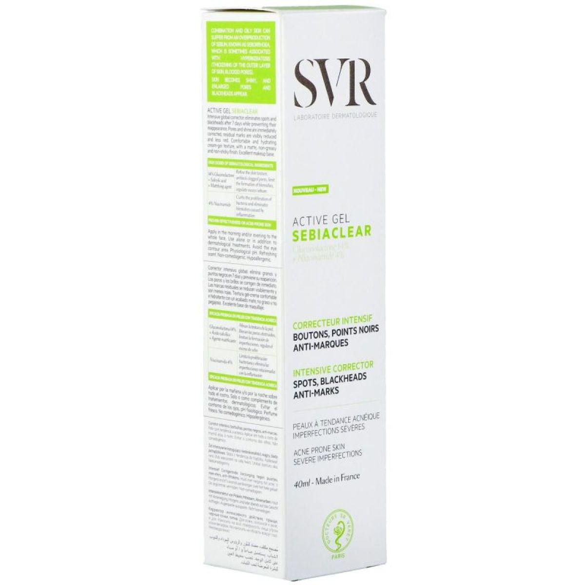 SVR Active Gel Sebiaclear 40 ml