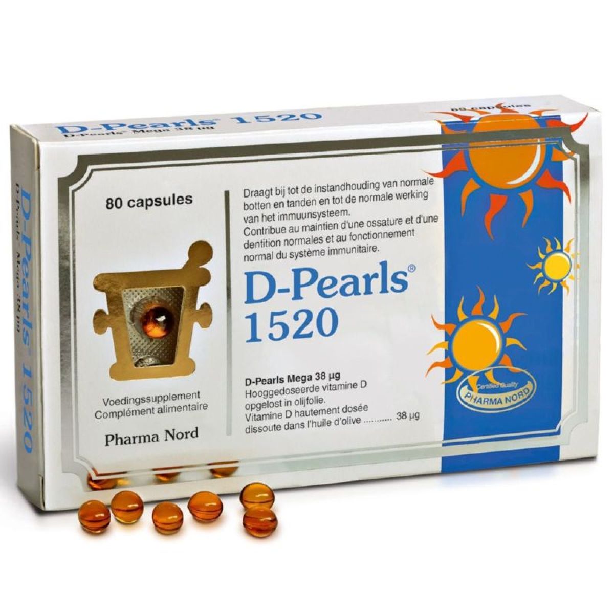 Pharma Nord D-pearls 1520 80 Capsules